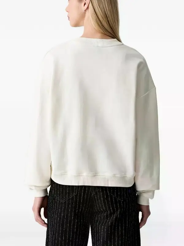 Karl Lagerfeld Portrait-print Crew-neck Sweater