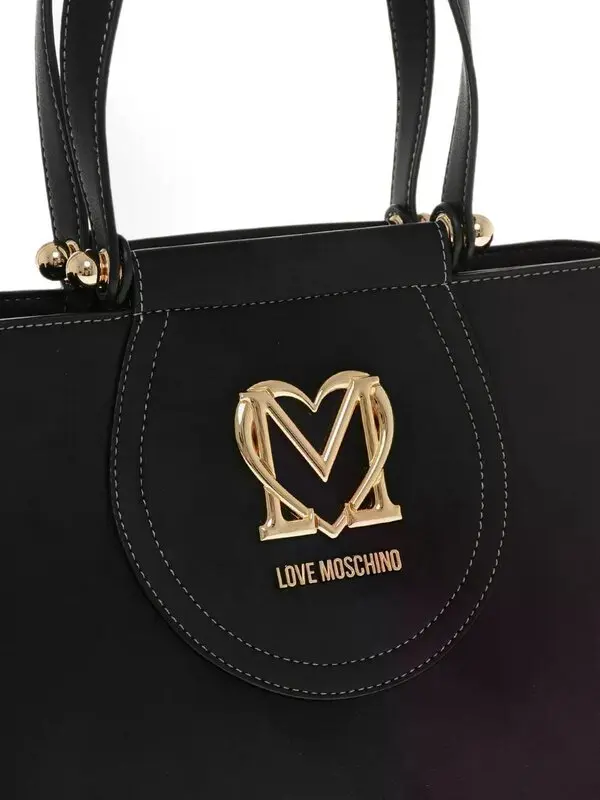 Moschino Logo-plaque Tote Bag