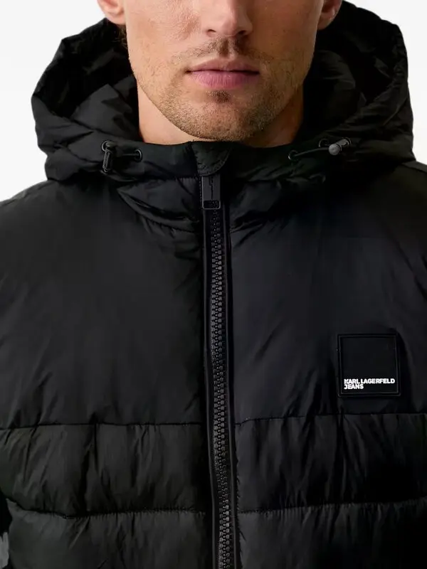 Karl Lagerfeld Quilted Hooded Gilet