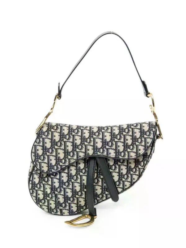 Dior Saddle Oblique Shoulder Bag - Neutrals