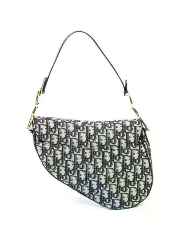Dior Saddle Oblique Shoulder Bag - Neutrals