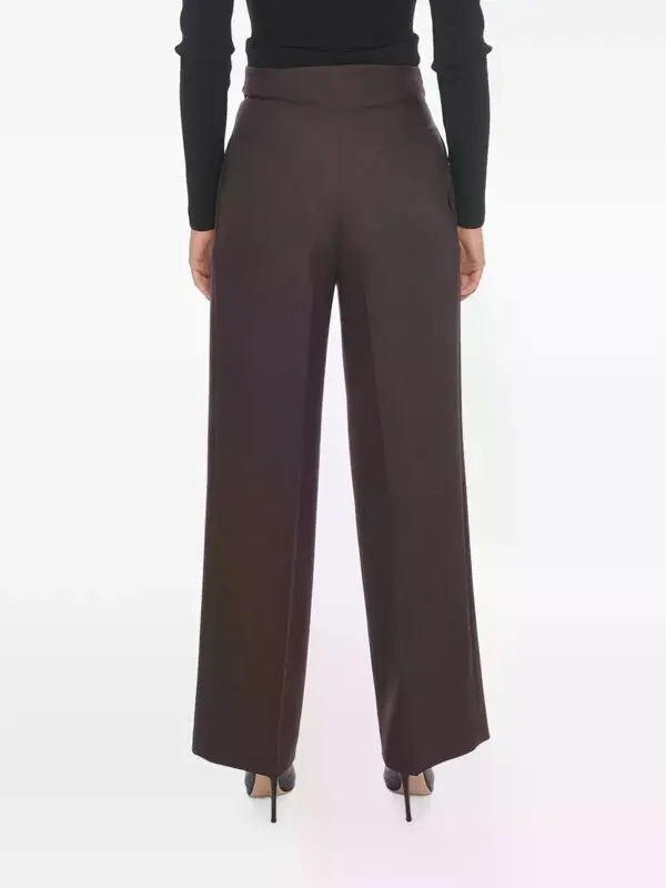 SUPER BLOND Pleated Wide-leg Trousers