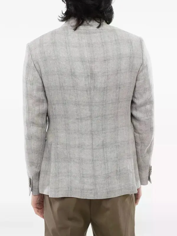Corneliani Check-pattern Single-breasted Blazer