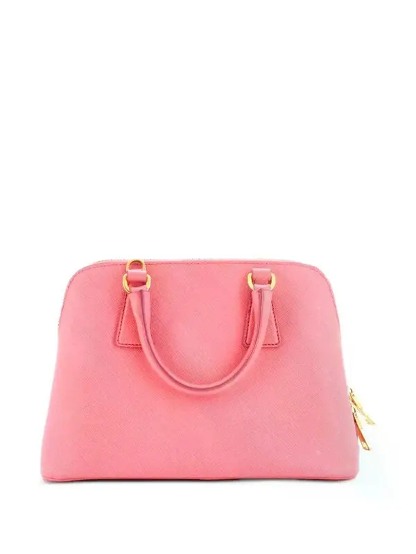 Prada Saffiano Leather Small Satchel Bag - Pink