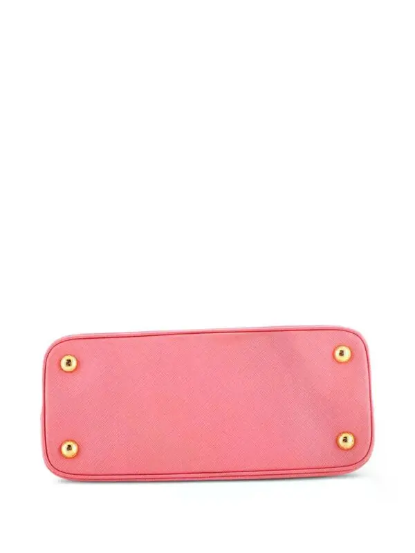 Prada Saffiano Leather Small Satchel Bag - Pink