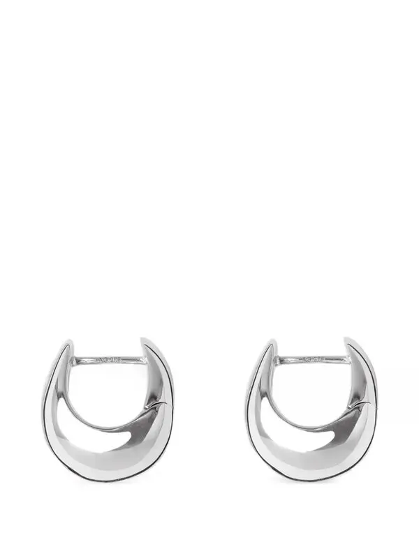 Lié Studio The Violet Hoop Earrings - Silver