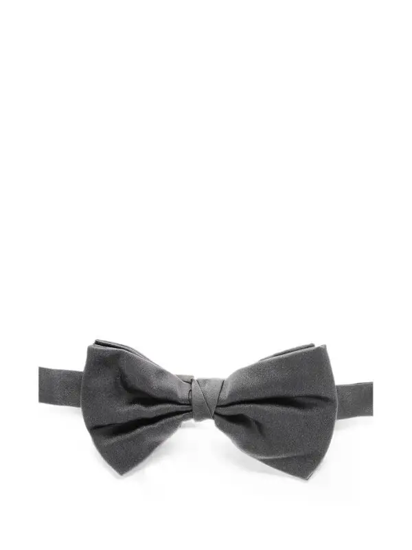 Corneliani Hook-and-eye-fastening Bow Tie - Grey