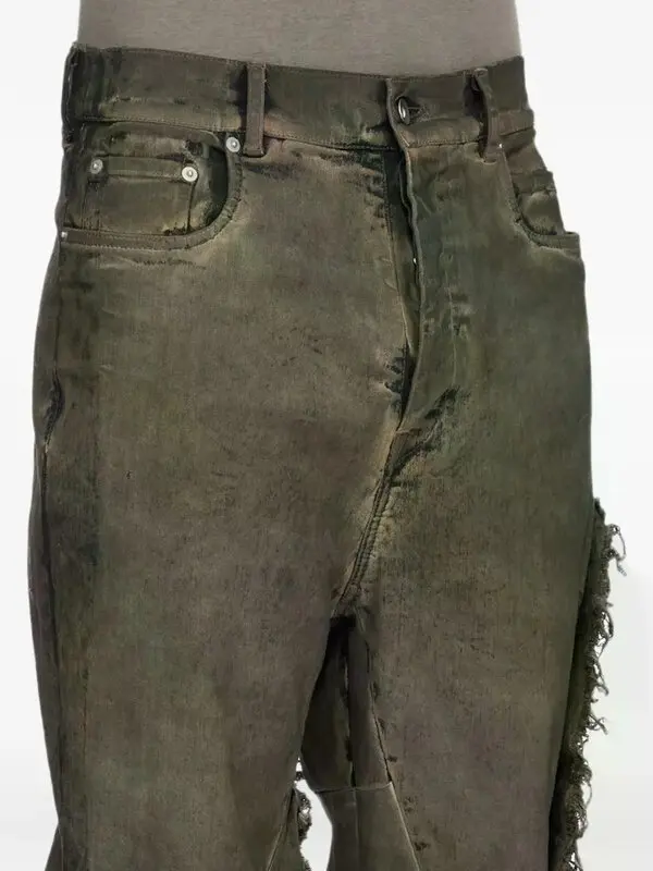 Rick Owens Bolan Frayed Jeans
