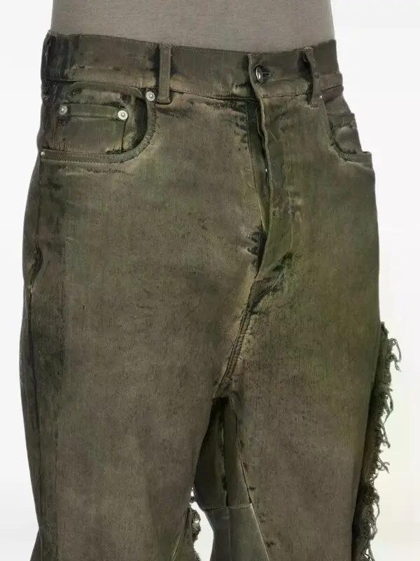 Rick Owens Bolan Frayed Jeans