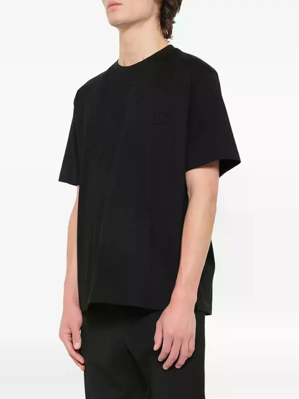 WOOYOUNGMI Flower-print Logo-patch T-shirt