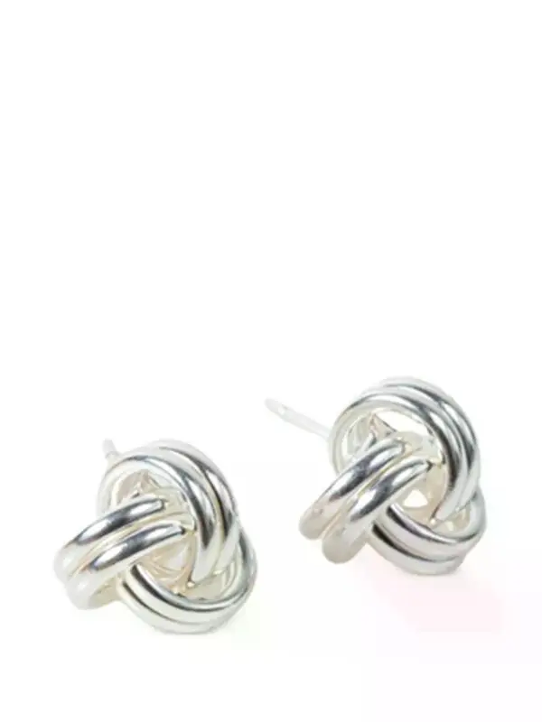 AUREE JEWELLERY Tone Polished Knot Earrings