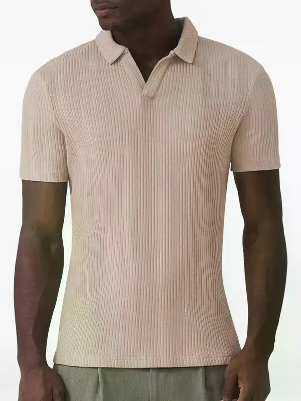 MAUVAIS Ribbed-knit T-shirt