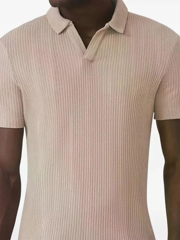 MAUVAIS Ribbed-knit T-shirt