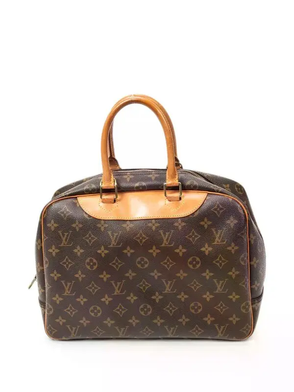 LOUIS VUITTON Deauville Monogram Tote Bag - Brown