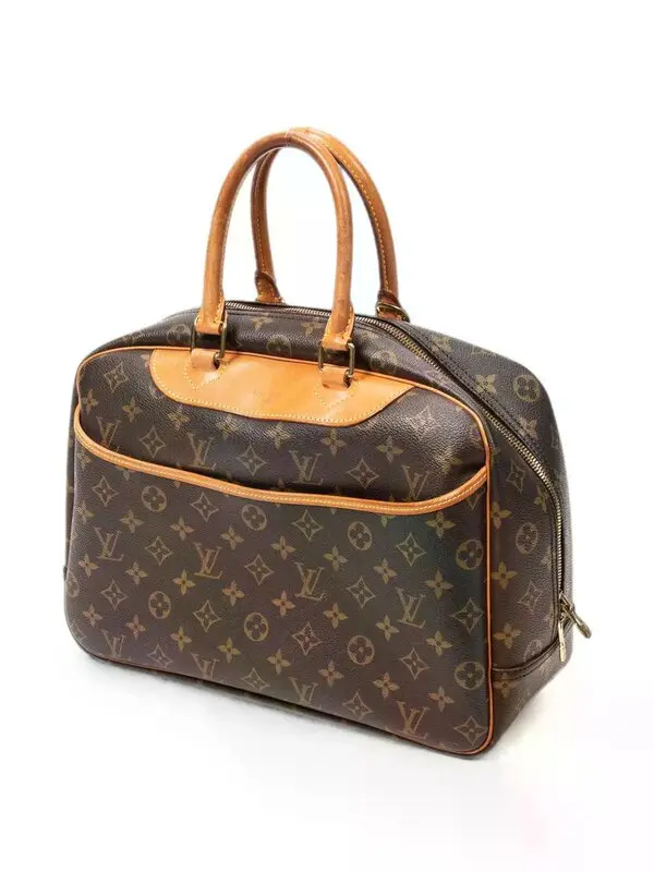 LOUIS VUITTON Deauville Monogram Tote Bag - Brown