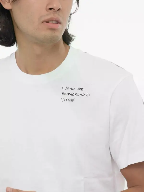 Neil Barrett Slogan-print Crew-neck T-shirt