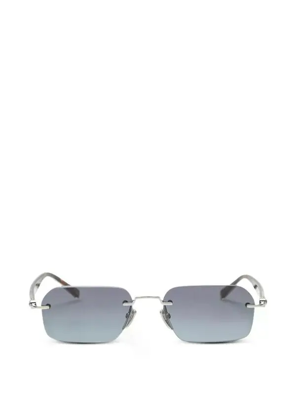 Gucci Rimless Interlocking G Sunglasses - Silver