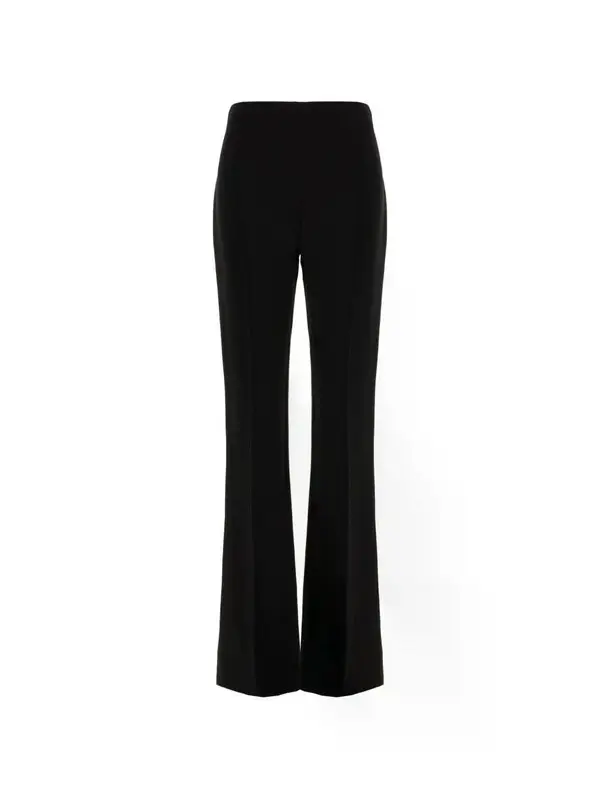 THE ROW Fabien Pressed-crease Trousers - Black