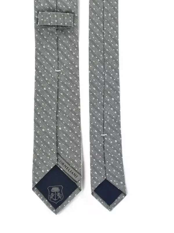 Corneliani Polka-dot Silk Tie