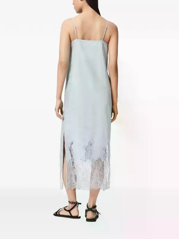 ALLSAINTS Samia Linen Midi Dress