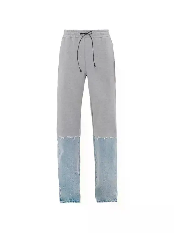 HAIKURE Field Pollock Panelled Frayed Trousers