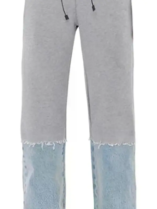 HAIKURE Field Pollock Panelled Frayed Trousers