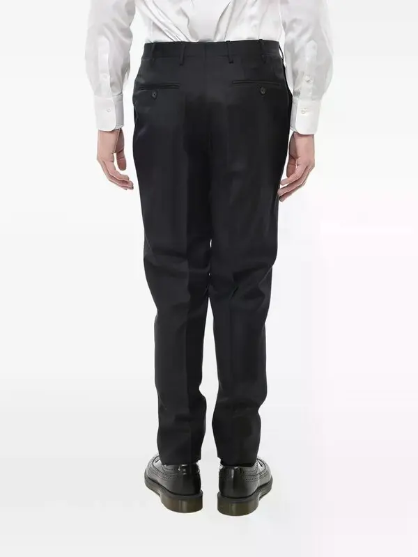 Corneliani Slim-fit Wool Trousers - Blue