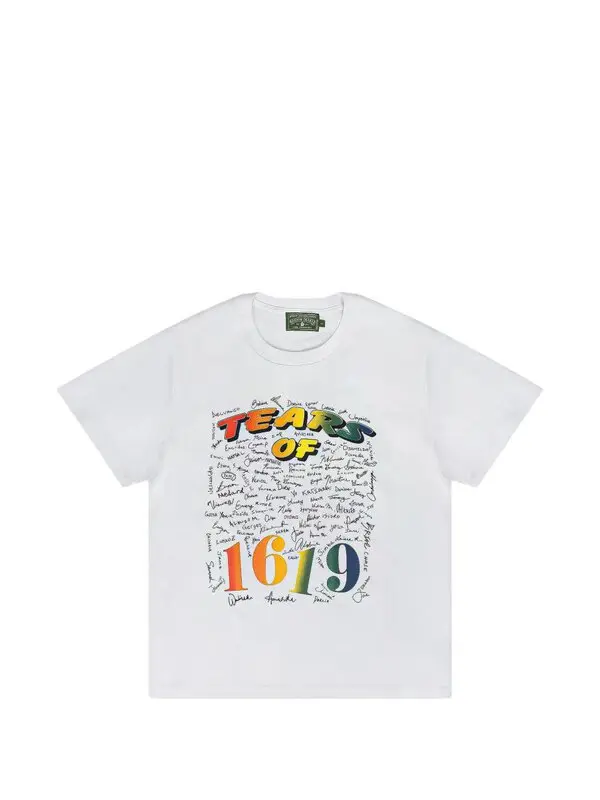 DENIM TEARS Graphic-print T-shirt - White