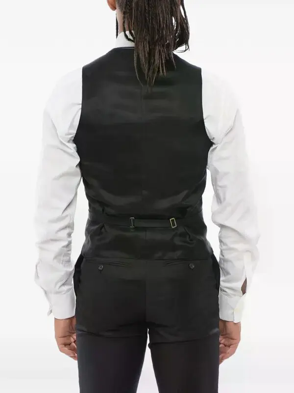 Corneliani Button-down Wool Waistcoat