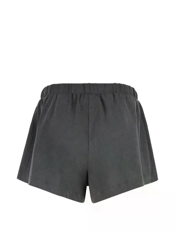 The Great. The Delta Drawstring-waist Cotton Shorts