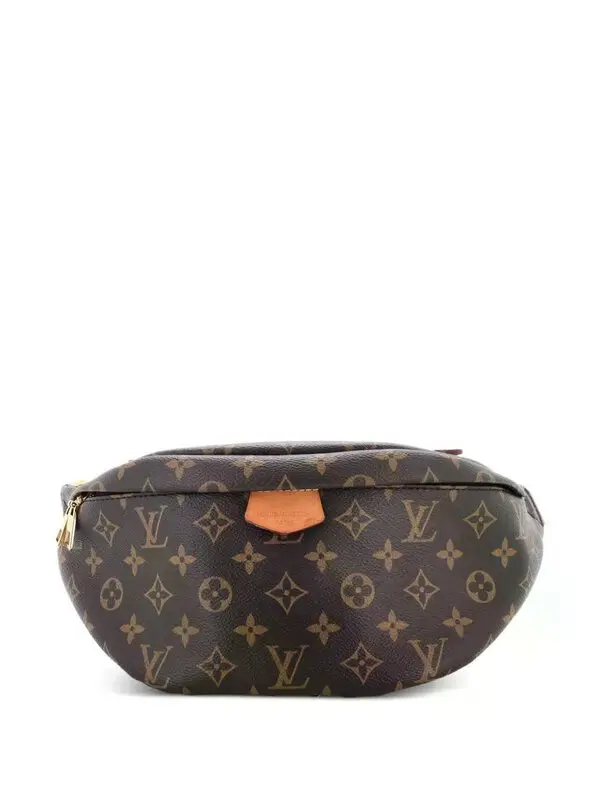 LOUIS VUITTON Bum Bag Monogram Canvas Belt Bag - Brown