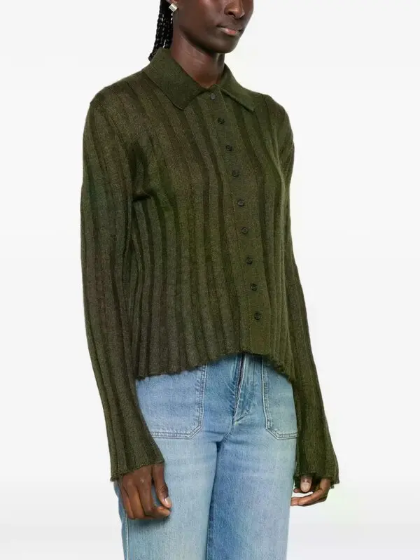 Khaite Ribbed-knit Cardigan