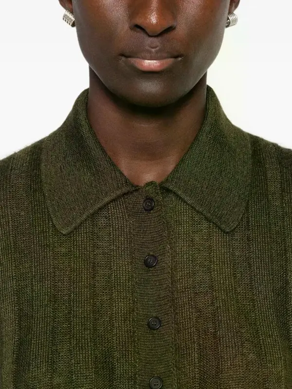 Khaite Ribbed-knit Cardigan