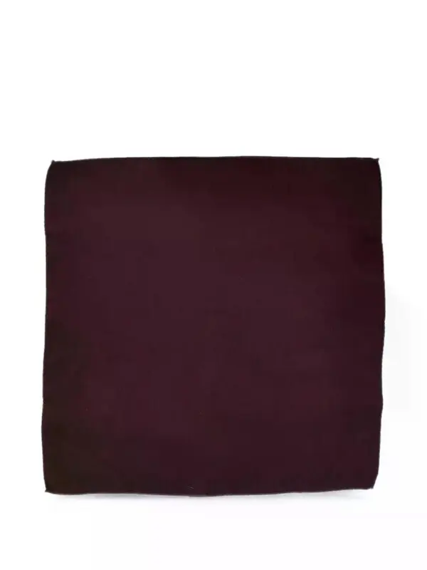 Corneliani Silk Satin Bow Tie And Pocket Square Set