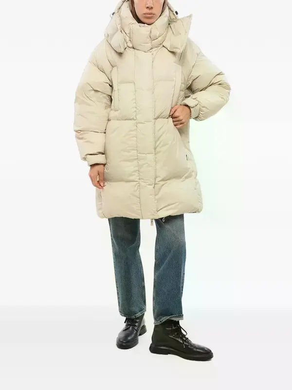 Bacon Detachable-hood Padded Coat