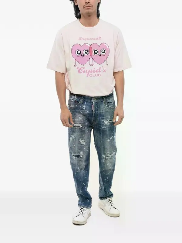 Dsquared2 Bro Fit Crystal-embellished Jeans