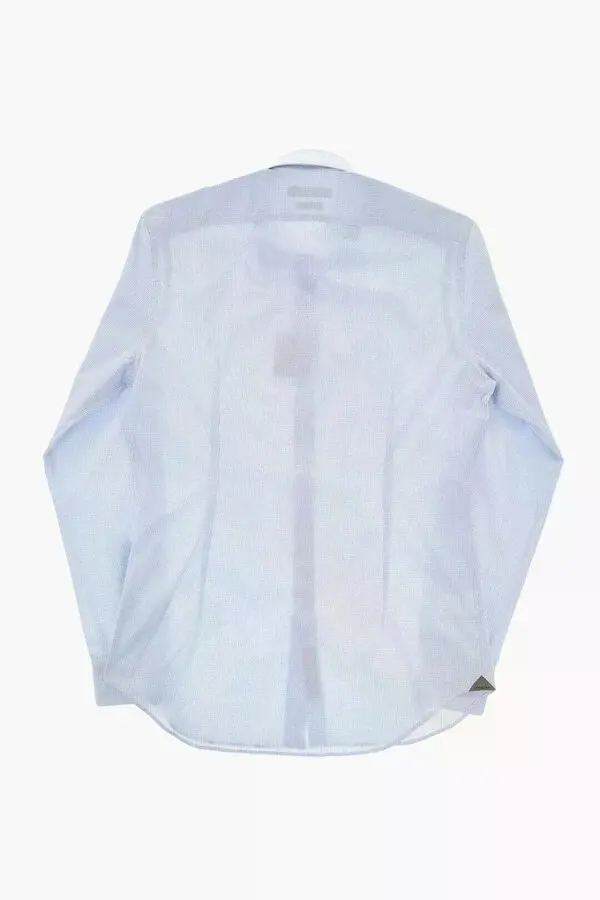 Corneliani Checked-pattern Slim-fit Shirt