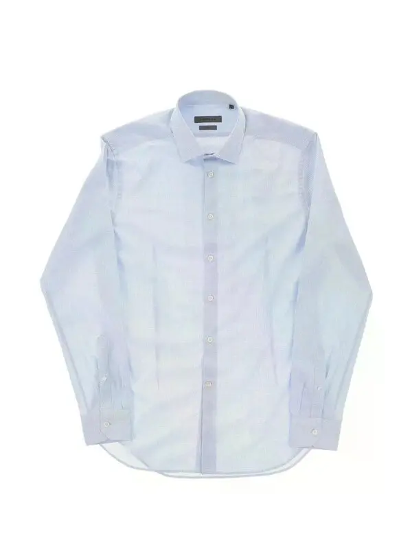 Corneliani Checked-pattern Slim-fit Shirt