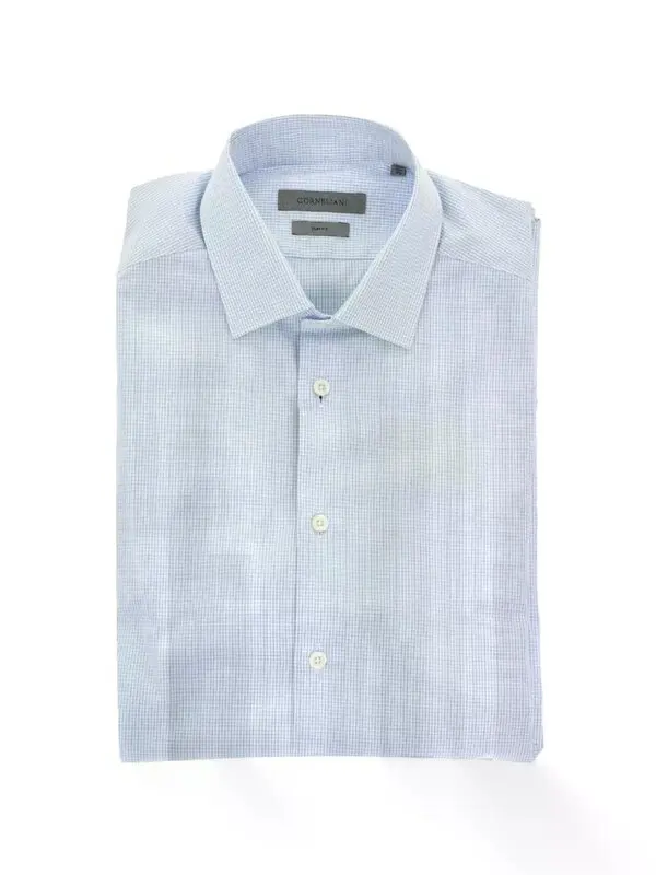 Corneliani Checked-pattern Slim-fit Shirt