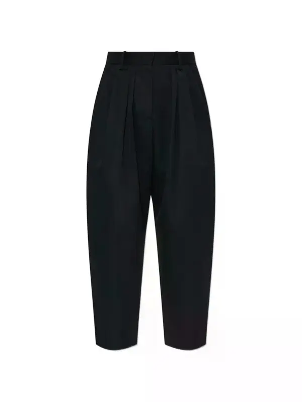 Isabel Marant Étoile Janice Pleated Wool Trousers - Black