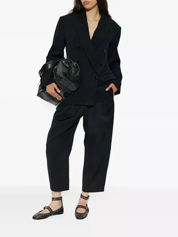 Isabel Marant Étoile Janice Pleated Wool Trousers