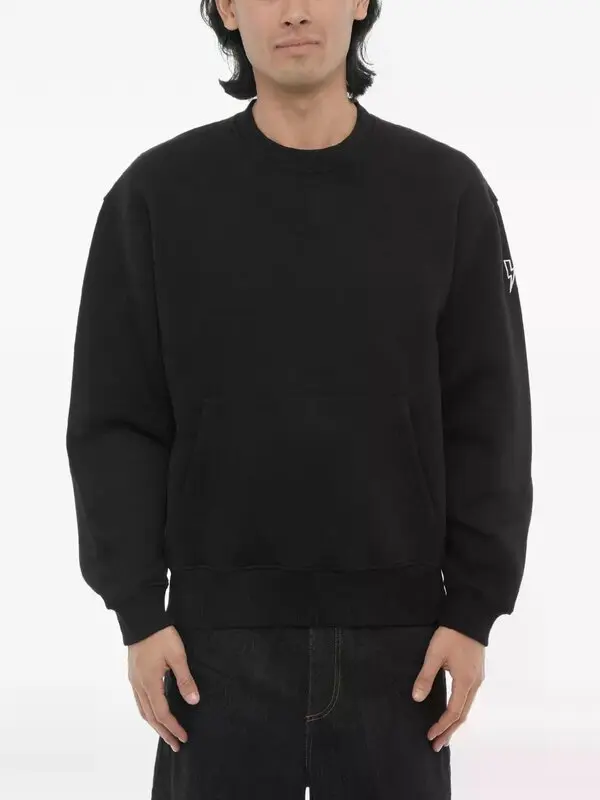 Neil Barrett Embroidered-logo Sweatshirt - Black