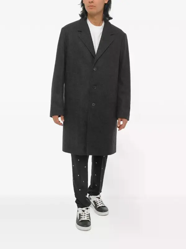 Neil Barrett Notched-lapel Single-breasted Coat - Grey