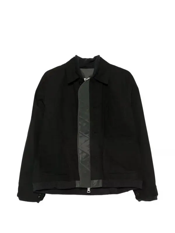 Sacai Reversible Zip-fastening Jacket - Black