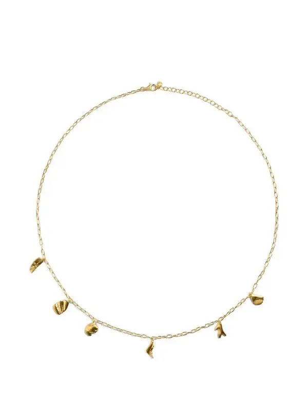 Monica Vinader Fragments Asymmetrical Necklace - Gold