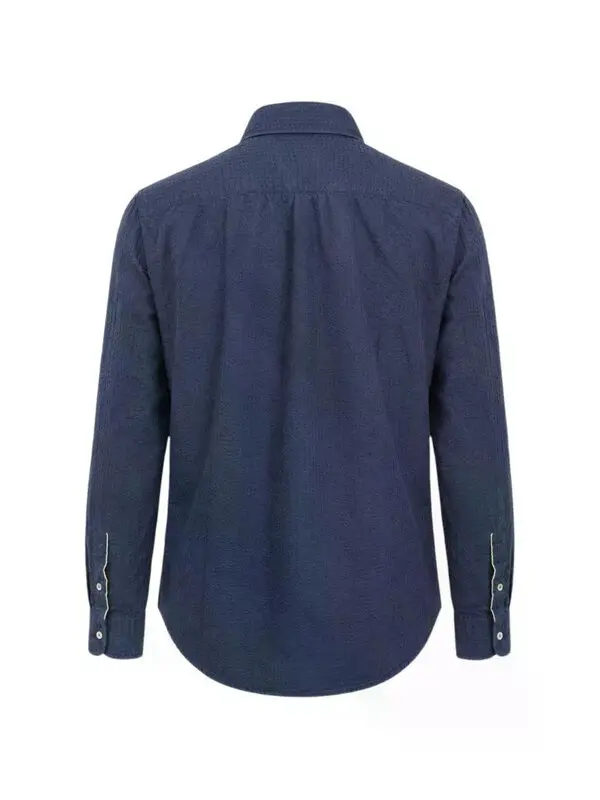 ALLEY DOCKS 963 Seersucker Long-sleeve Shirt