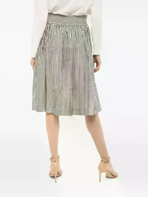 Woolrich Striped Midi Skirt