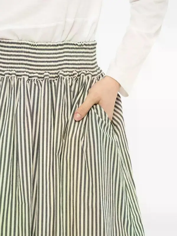 Woolrich Striped Midi Skirt