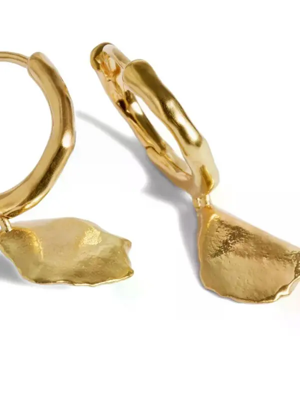 Monica Vinader Fragments Asymmetric Huggie Earrings