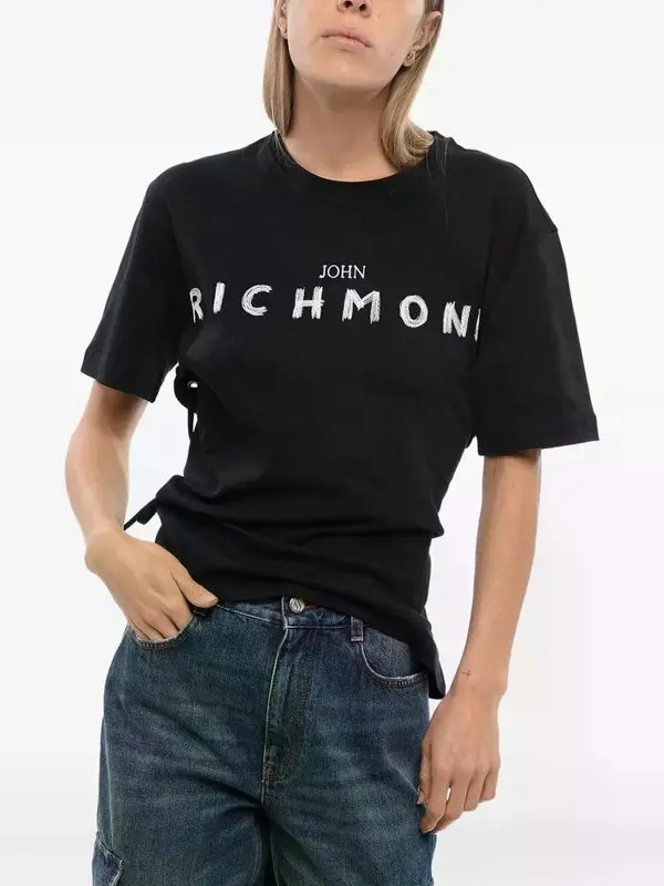 John Richmond Logo-print T-shirt - Black